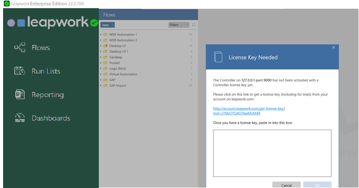 Leapwork Platform to Enterprise Migration