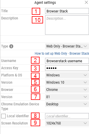 Configuring a Remote Agent, Browser Stack, Sauce Labs, Selenium Grid ...