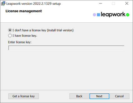 Installation Guide: Download and install - Trial Version of Leapwork
