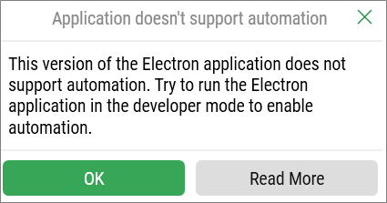 How to automate Electron Apps running in development mode with Leapwork?