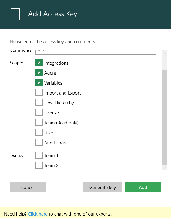 How to add API Access Keys to a Leapwork Controller