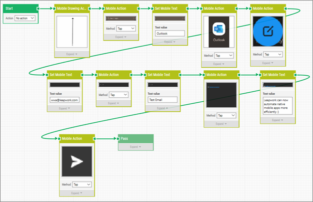 How To Automate Android Native App Using Leapwork On Real Android Device