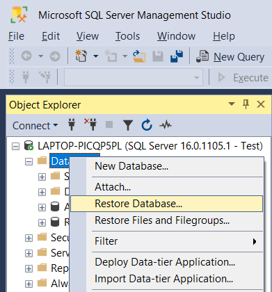 Migration of SQL server Databases from Older to new ones