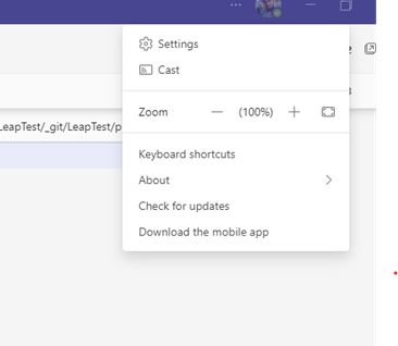 Prerequisites for automating MS Teams application using Leapwork