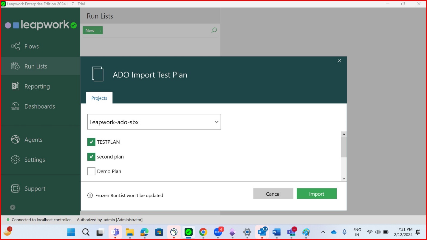 Import Test Cases In Leapwork To Automate And Publish Results On Ado