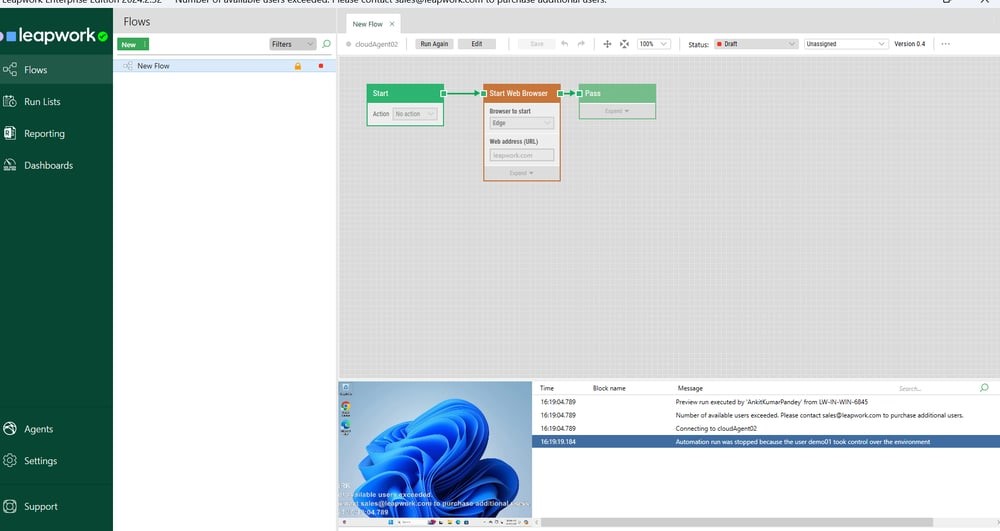 Leapwork Cloud Trial Onboarding Guide