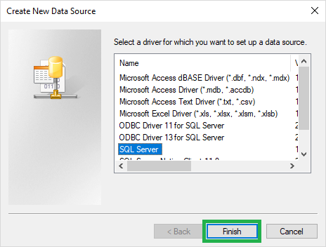 Access SQL-Database via ODBC driver in Leapwork