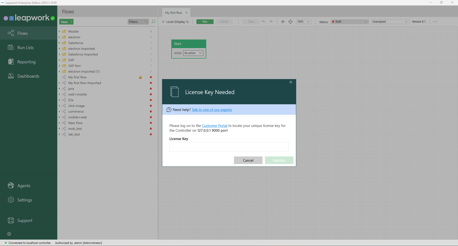 Leapwork Platform to Enterprise Migration