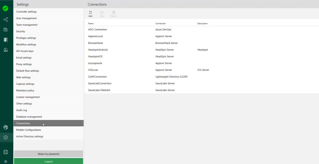 Import test cases in Leapwork to automate and publish results on ADO