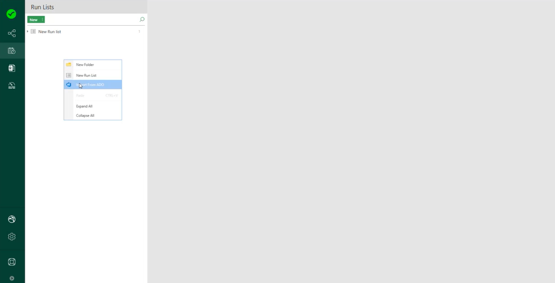 Import test cases in Leapwork to automate and publish results on ADO