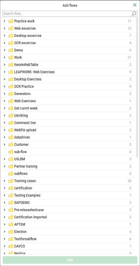 How to run a test suite in Leapwork